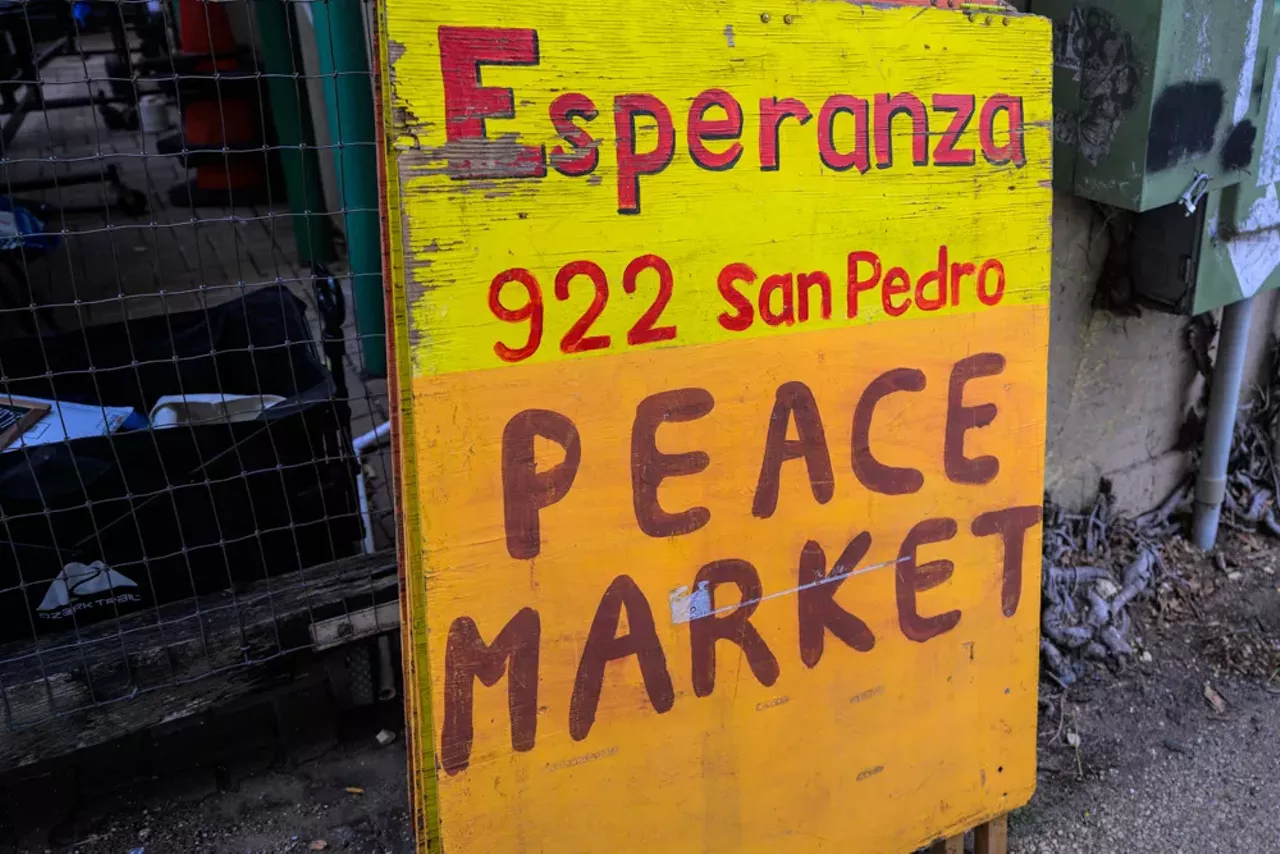 Everyone we saw shopping at San Antonio's Esperanza Peace Market | San ...