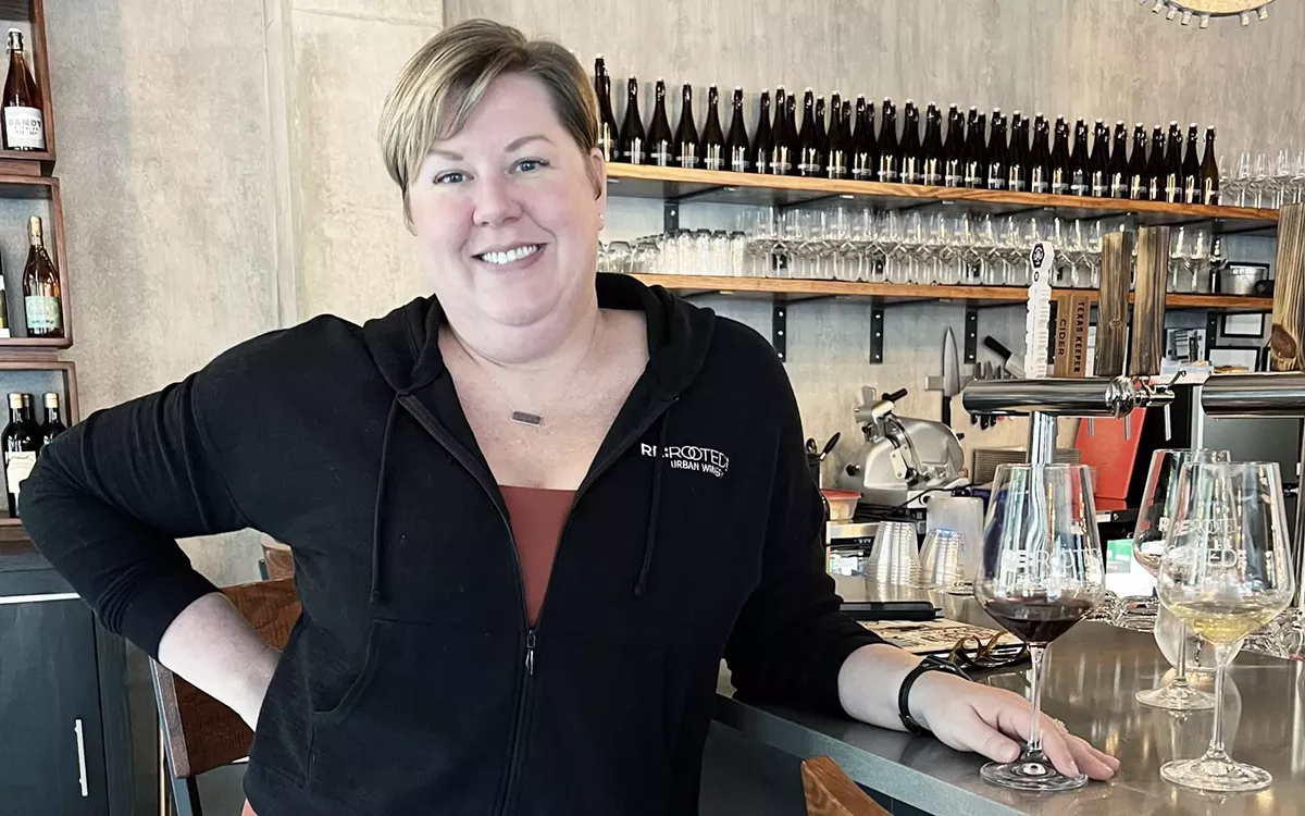 Jennifer Beckmann of Hemisfair winery Re:Rooted 210 strives to ...
