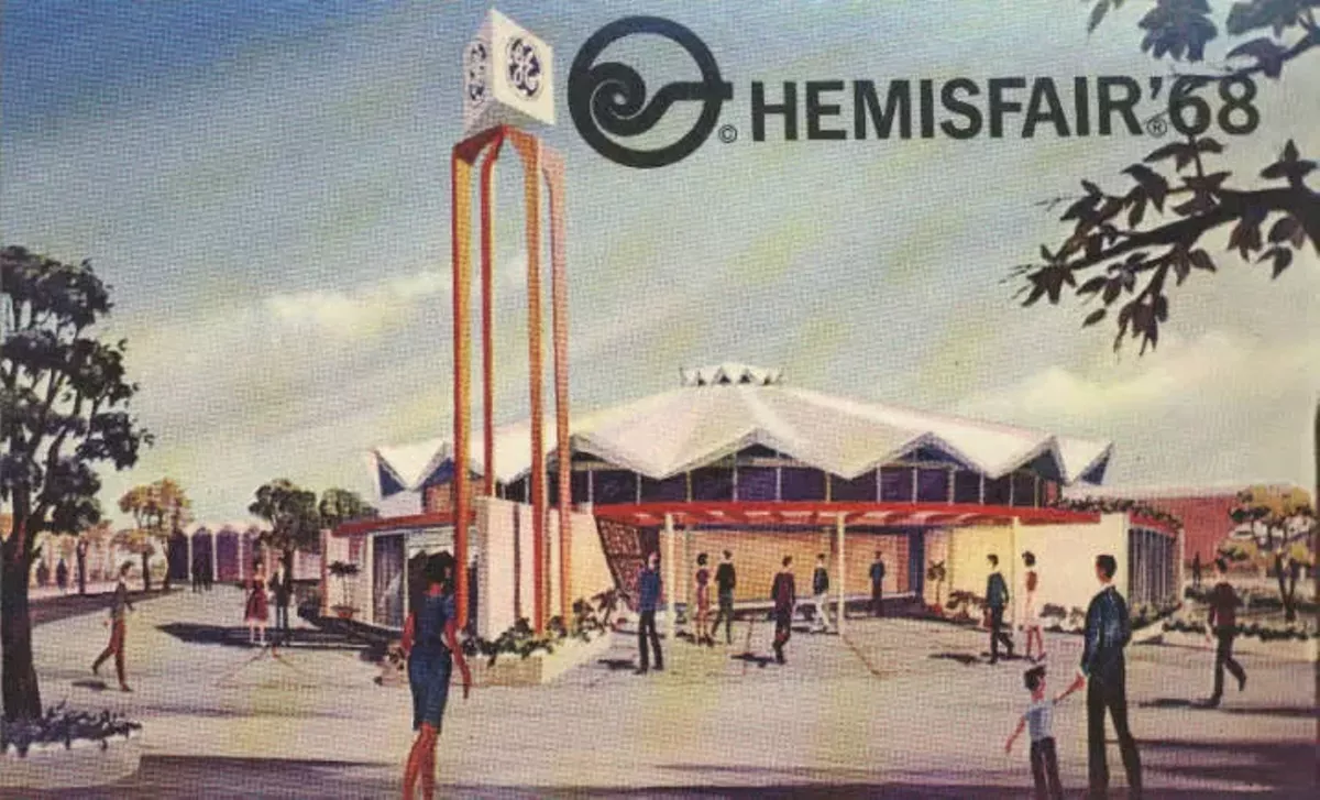 These vintage HemisFair postcards show the magic of the 1968 World's ...